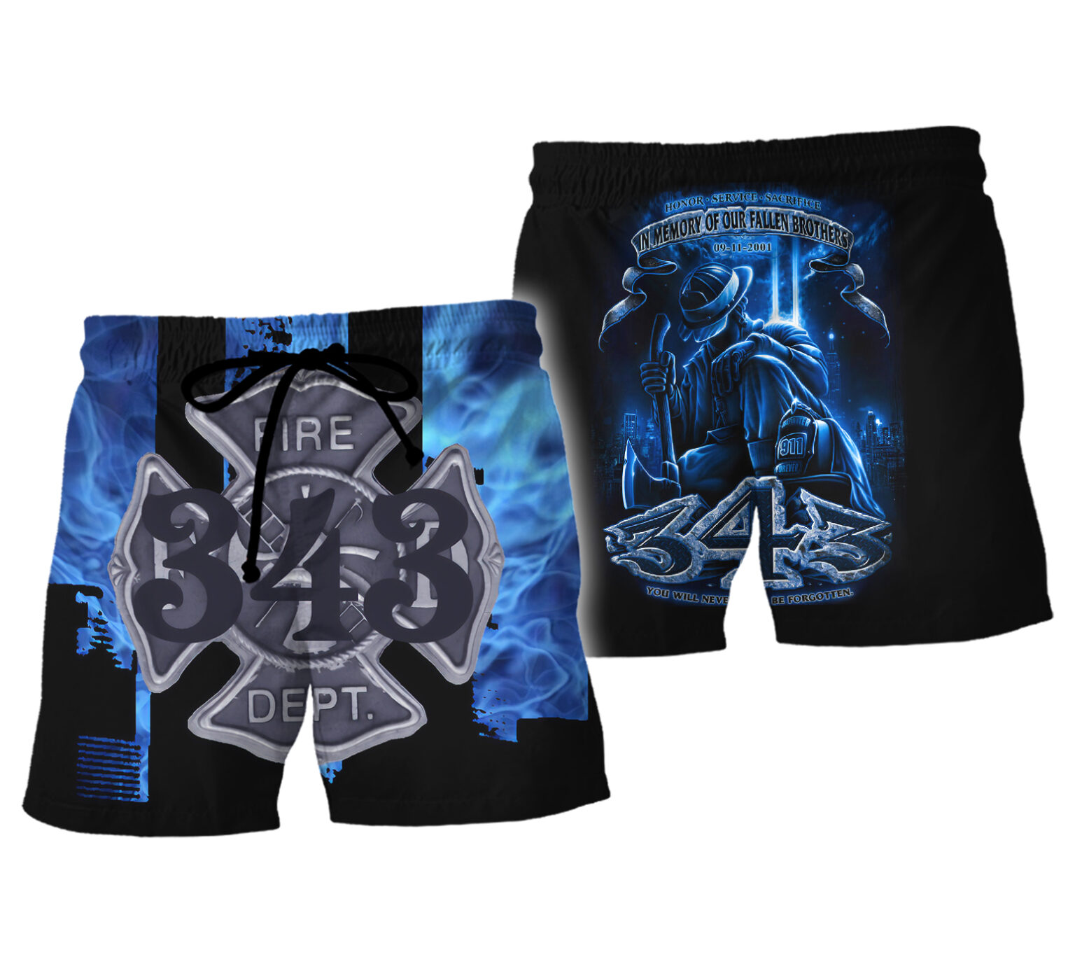 3D Printed Firefighter 343 Clothes qs010104 – azchike